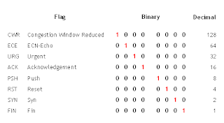 Information Security Diary: Netflow records - TCP flags explained
