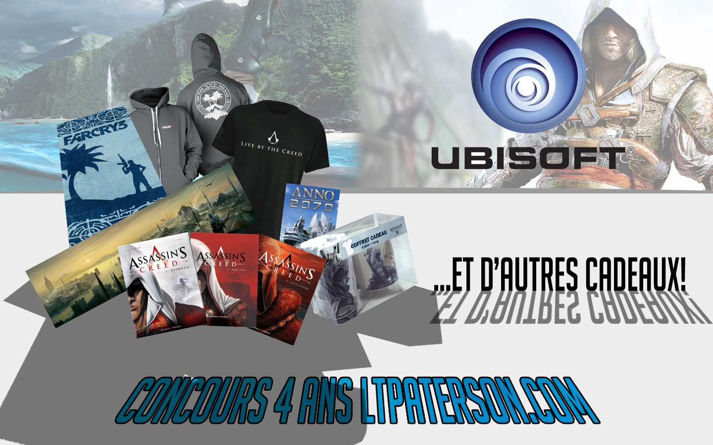 Concours 4 ans: Des packs Ubisoft à gagner! | Ltpaterson.com Blog jeux ...