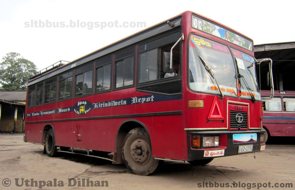 SLTB buses - ශ්‍රී ලංගම බස්: Dimo TATA LPO 1313/47 bus from SLTB ...