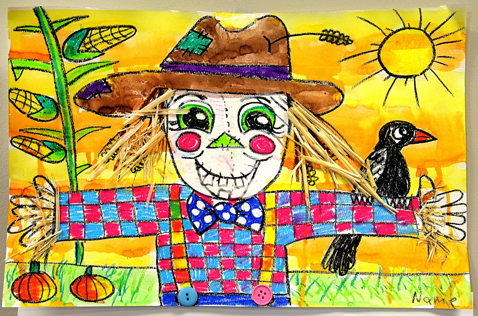 smART Class: Scare Crow Draw Along Lesson