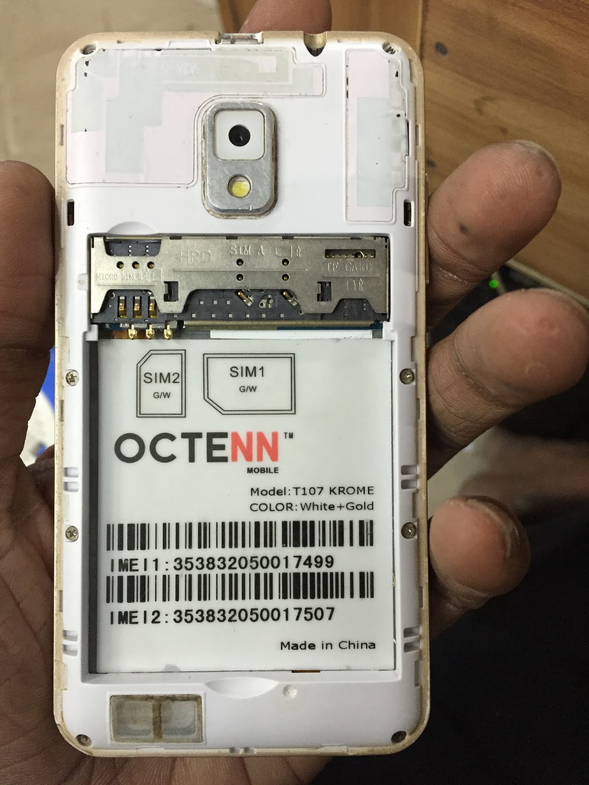 JoBaYaR TeLeCoM BD: Octenn T107 Flash File MT6572 Dead Repair Lcd Fix ...