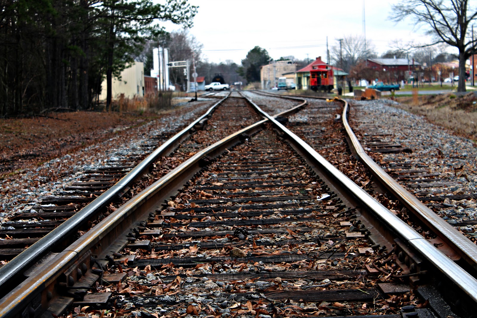Nicole Ann Williams Photography: Diverging Railroad Tracks
