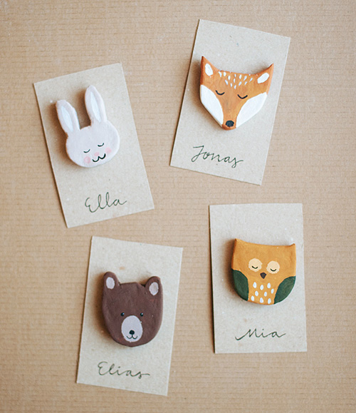 My Owl Barn: DIY: Woodland Creature Pins