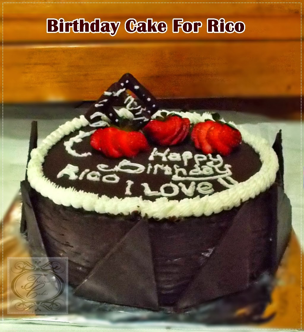Trisna Cakes: BIRTHDAY CAKE FOR RICO