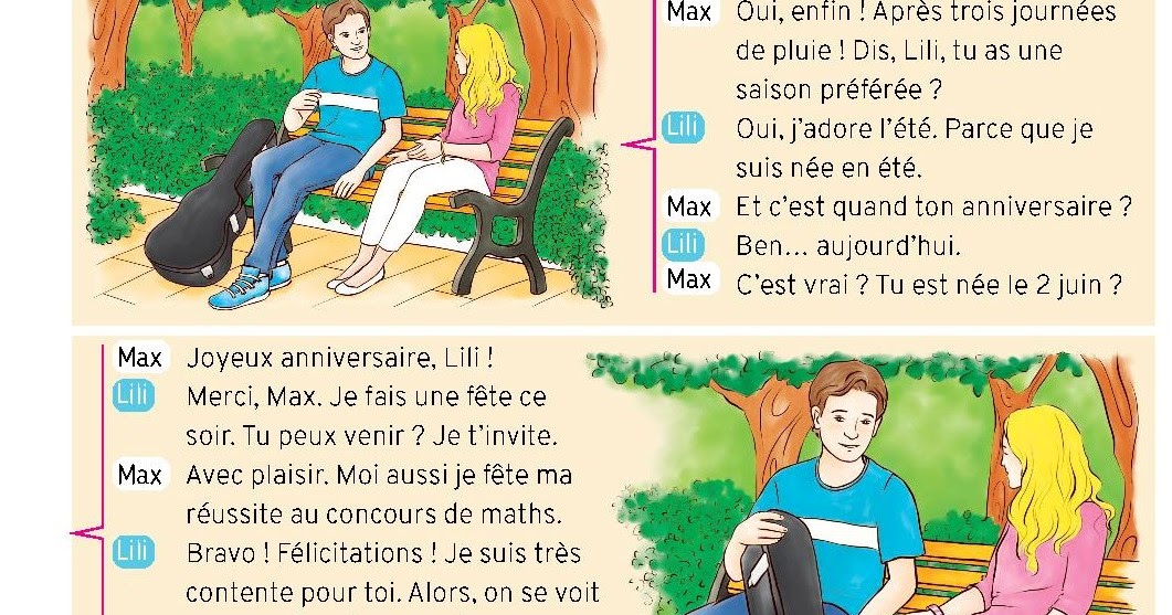 Le français utile: Ma saison préférée (Booklet, Ve classe, Unité 8, p. 120)