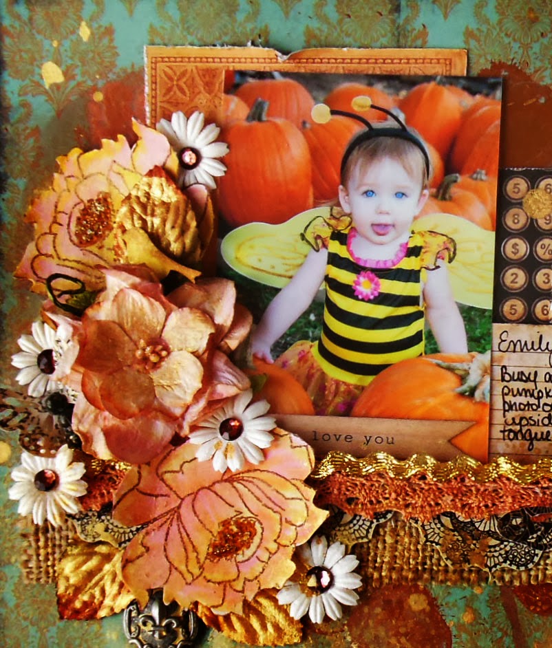 Marion Smith Designs: My Honey Bee Layout by Tonya Gibbs