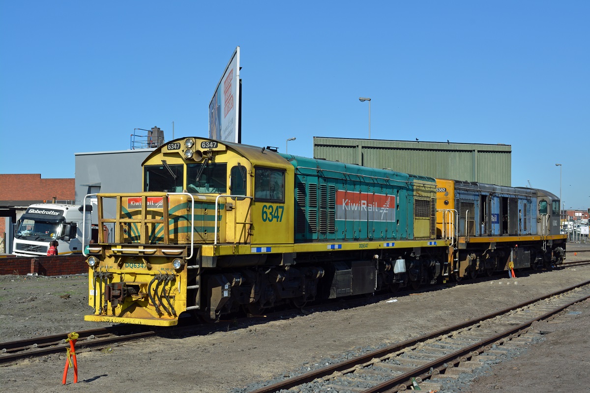 SAR CONNECTA: Kiwi Rail / Tranz Rail 6347 / 6382 standing at Maydon ...
