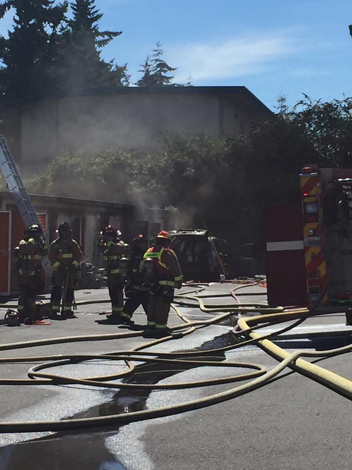 Shoreline Area News: Fire damages storage lockers and blocks traffic on ...