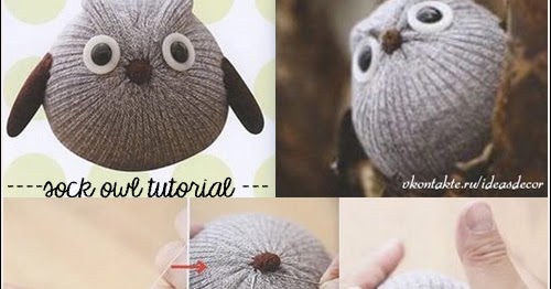 My Owl Barn: Easy Sock Owl DIY