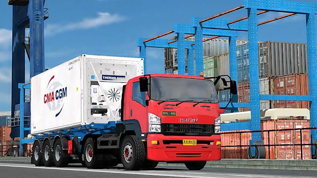 Mod Truck Isuzu Giga by SA co AC edit AR - ETS2 Mod Indonesia - Bus ...
