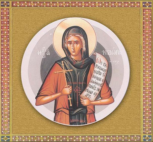 ORTHODOX CHRISTIANITY THEN AND NOW: Venerable Isidora the Fool for ...