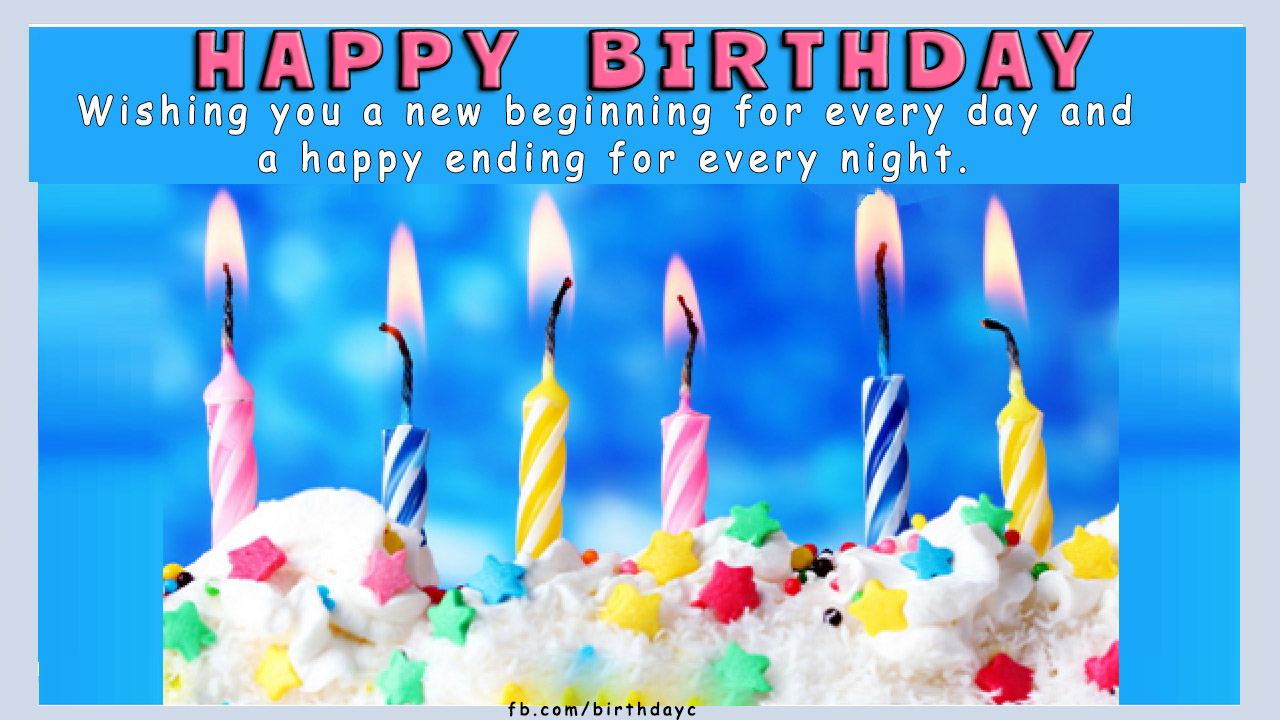 Wishing you a new beginning for every day