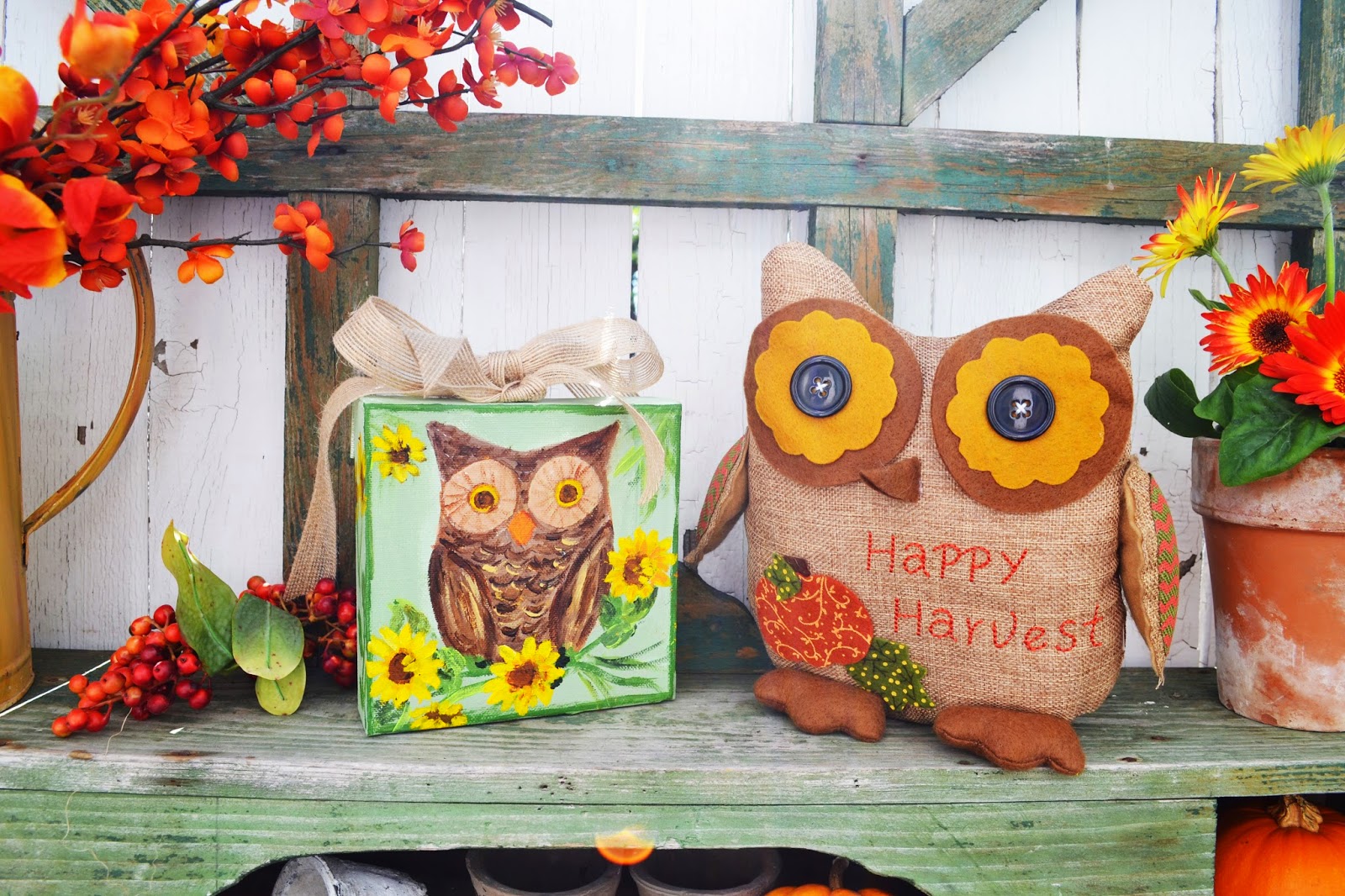 My Painted Garden: Let's Paint a Whimsical Fall Owl Together