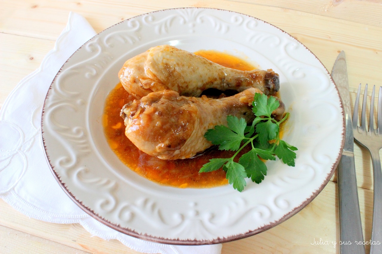 JULIA Y SUS RECETAS: Pollo con coca cola
