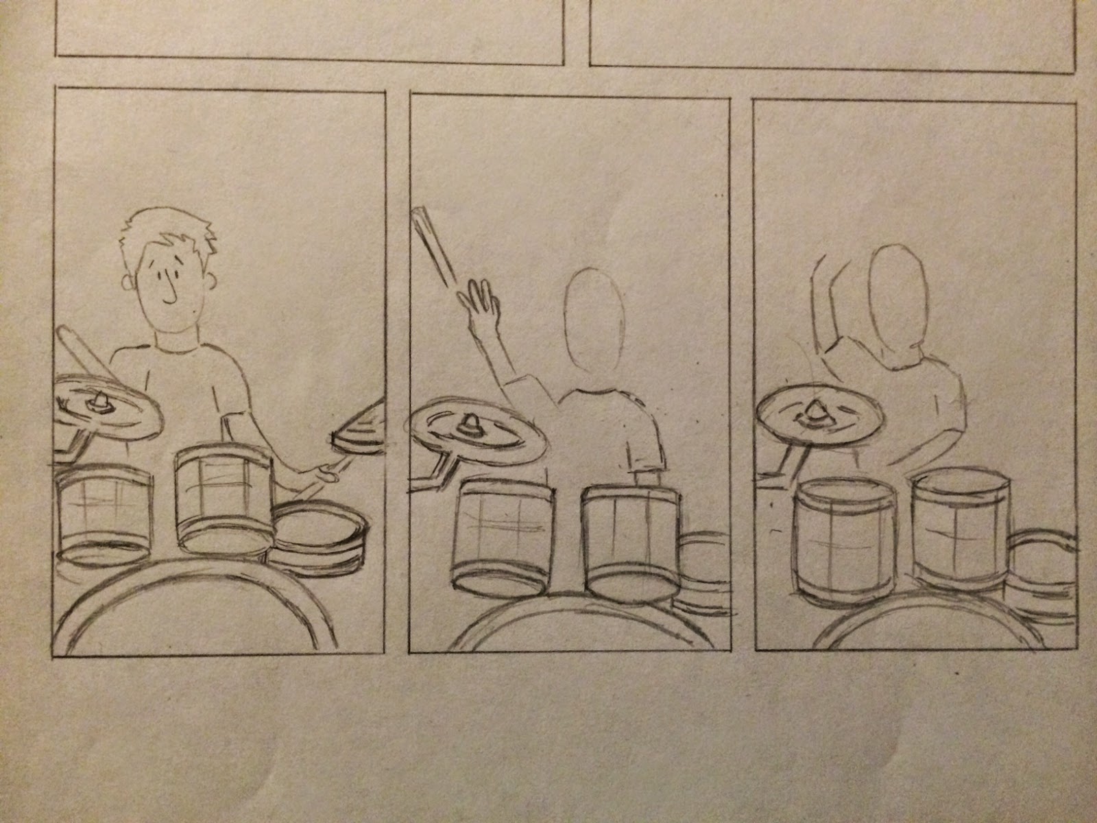 A2 Graphics Unit 3: Final - Inking Panels