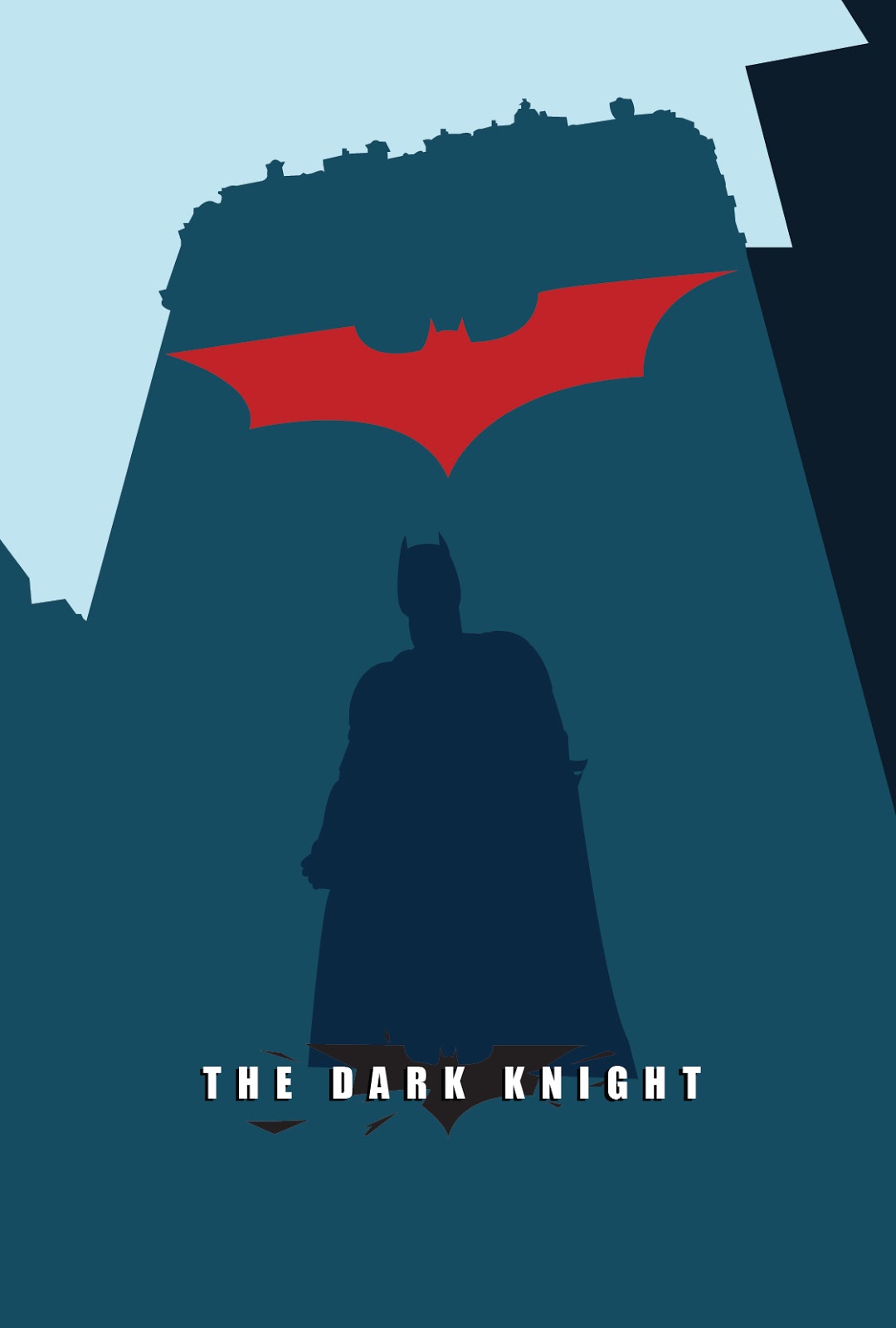 Jack Rattray's design blog: Vector ''The dark knight'' poster.