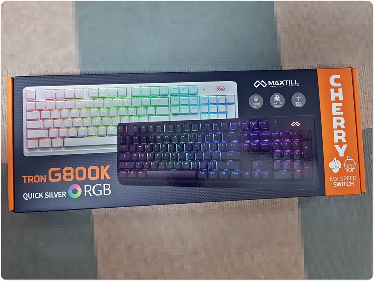 MAXTILL G800K QS 체리 LP 한글측각 RGB 키보드 리뷰입니다. : 다나와 DPG는 내맘을 디피지