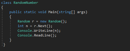 How to generate a random number in C# - One91