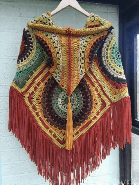 Crochet Poncho | Patterns Square Diagram
