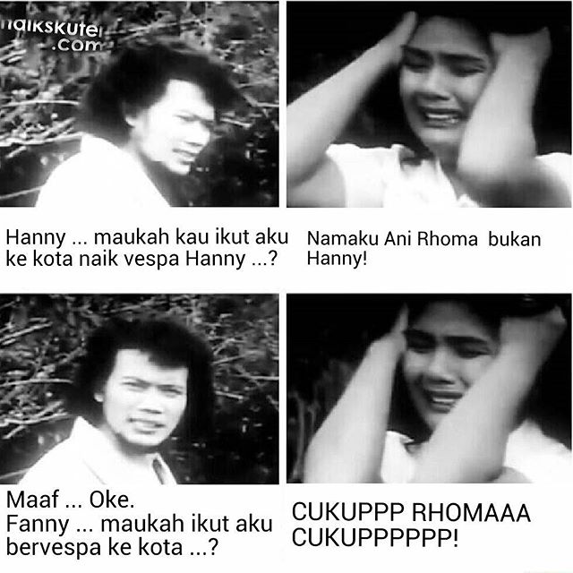 24 Meme Lucu "Rhoma-Ani" Drama Lebay Bikin Ketawa Ngakak