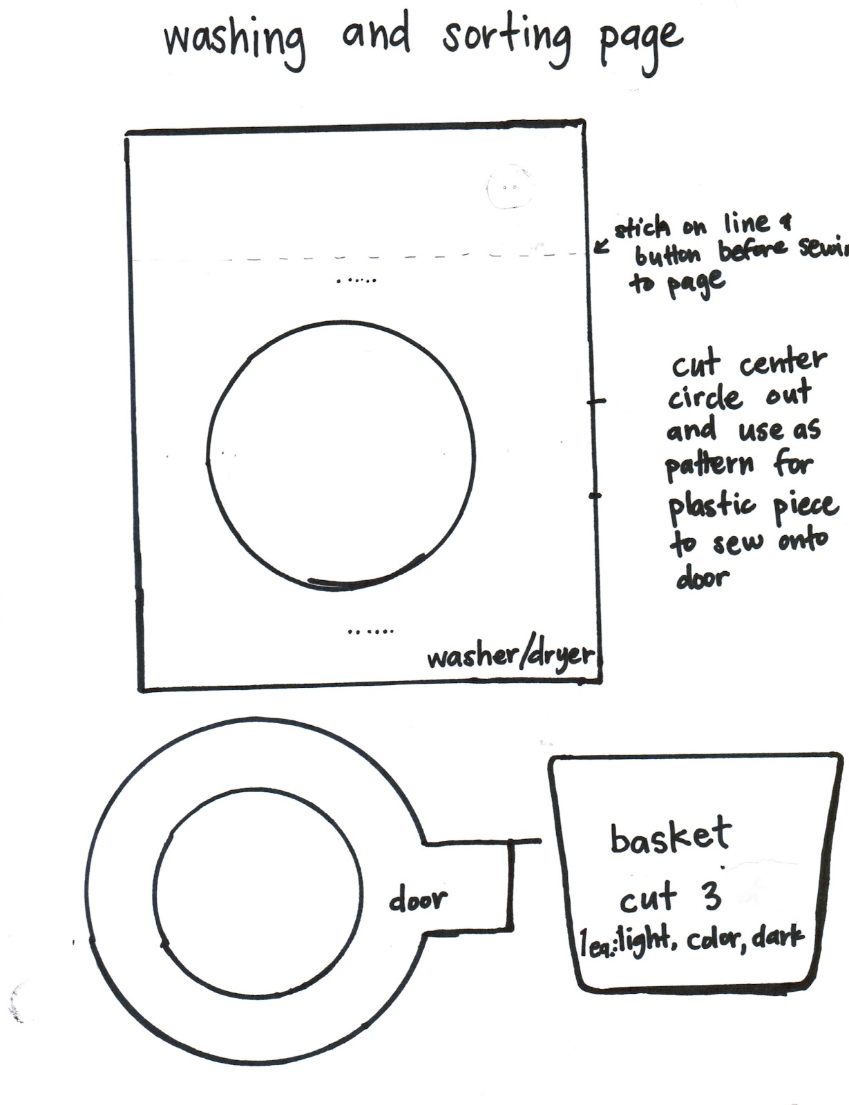 in my quiet (and not so quiet) times: Sorting and washing clothes...