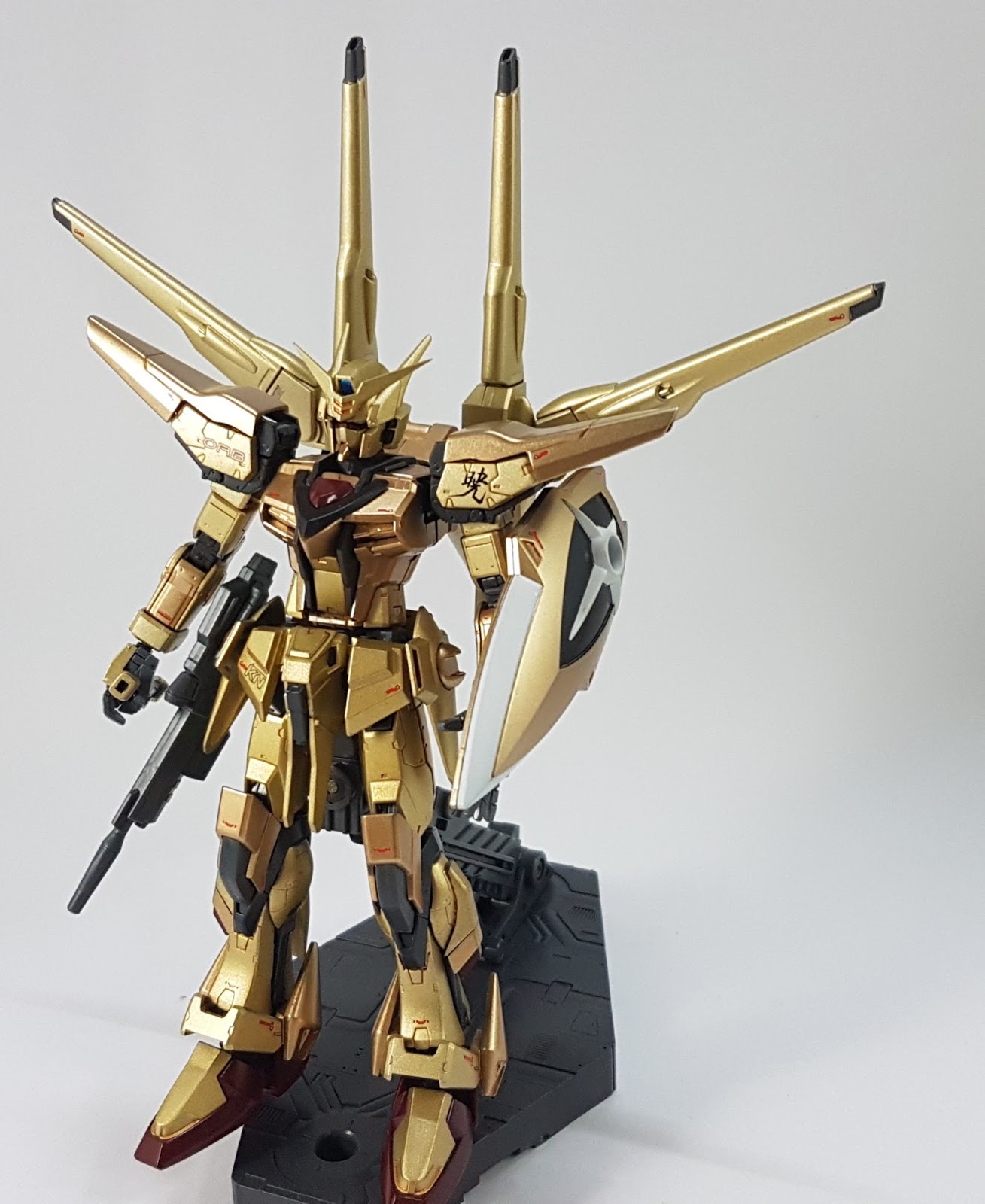 G Project: [Custom RG 1/144] ORB-01 Akatsuki Gundam
