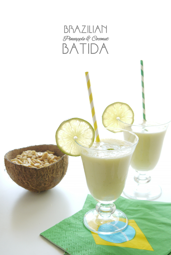 Brazilian Pineapple & Coconut Batida Cocktail Recipe - Party Ideas ...
