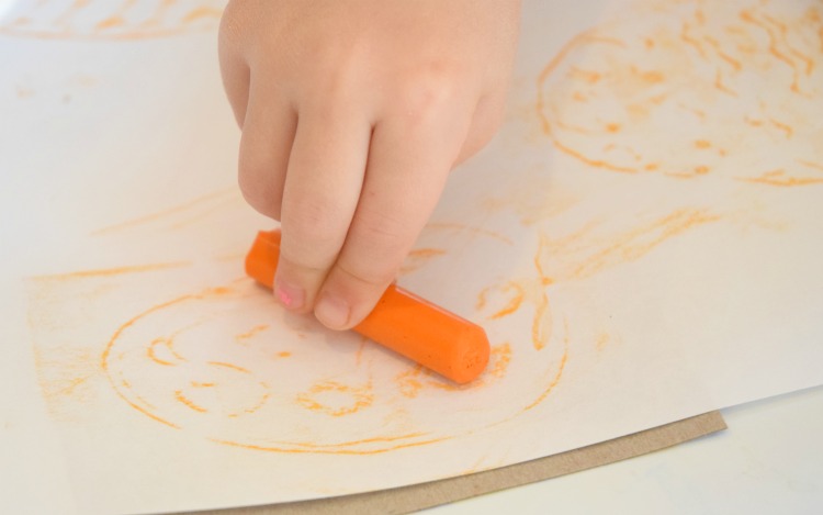DIY Spring and Easter Crayon Rubbings | What Can We Do With Paper And Glue
