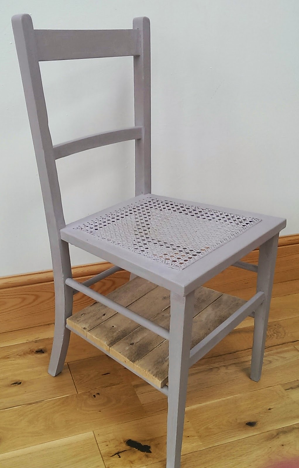 Old Chair Bedside Table | Brick Dust & Glitter