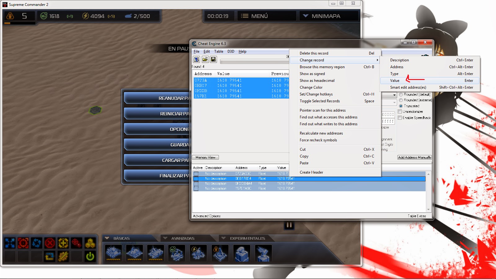Charte Partie: Tutorial Básico Cheat Engine