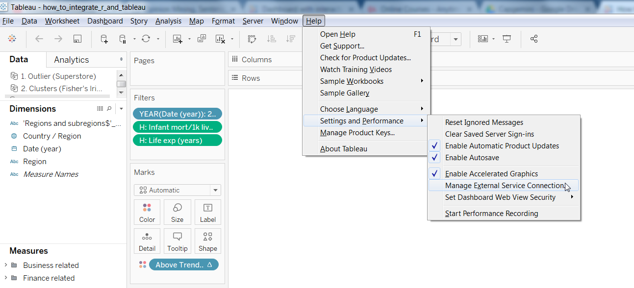 Lets Live The Bi Wonder Integrating R With Tableau