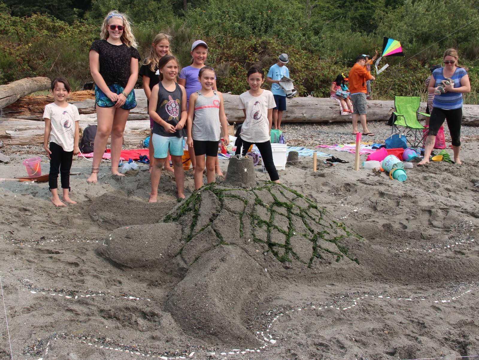 Shoreline Area News: Winners of the Sandcastle Contest