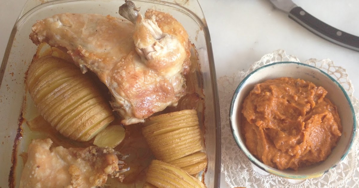 COCINA CON CATALINA: POLLO al Horno con salsa Romesco