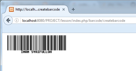 CODEIGNITER HMVC MEMBUAT BARCODE DENGAN ZEND FRAMEWORK 2 | Catatan Kecilku