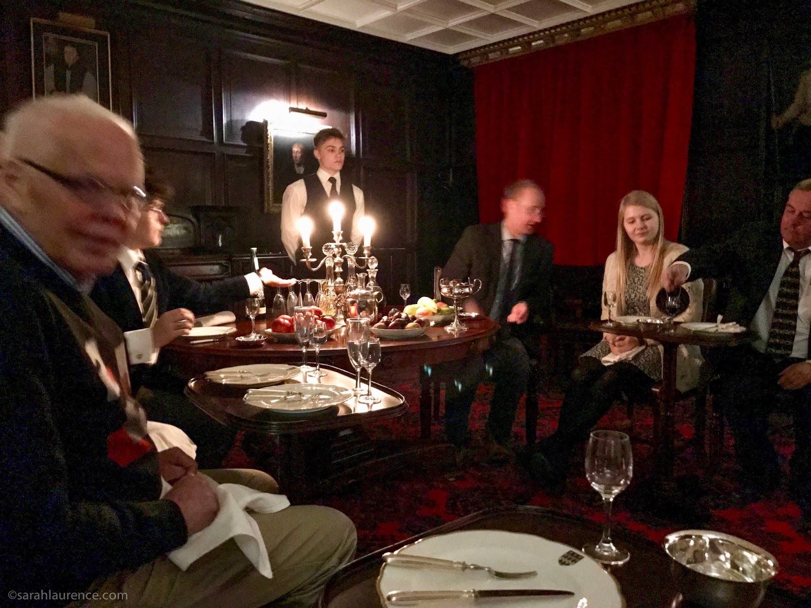 Sarah Laurence: High Table at Magdalen College, Oxford University
