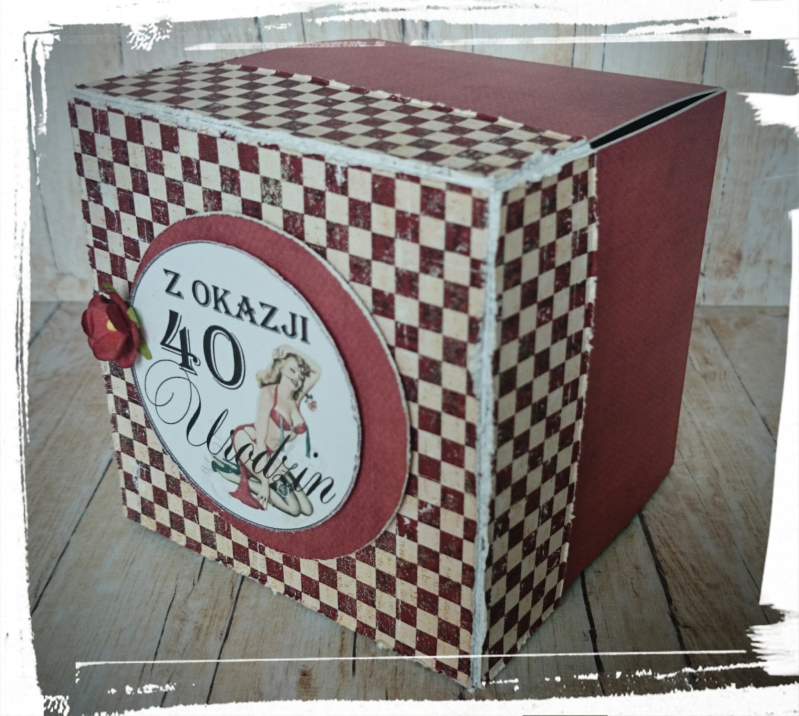 PapieremCzerpane: Męski Exploding Box - 40 urodziny