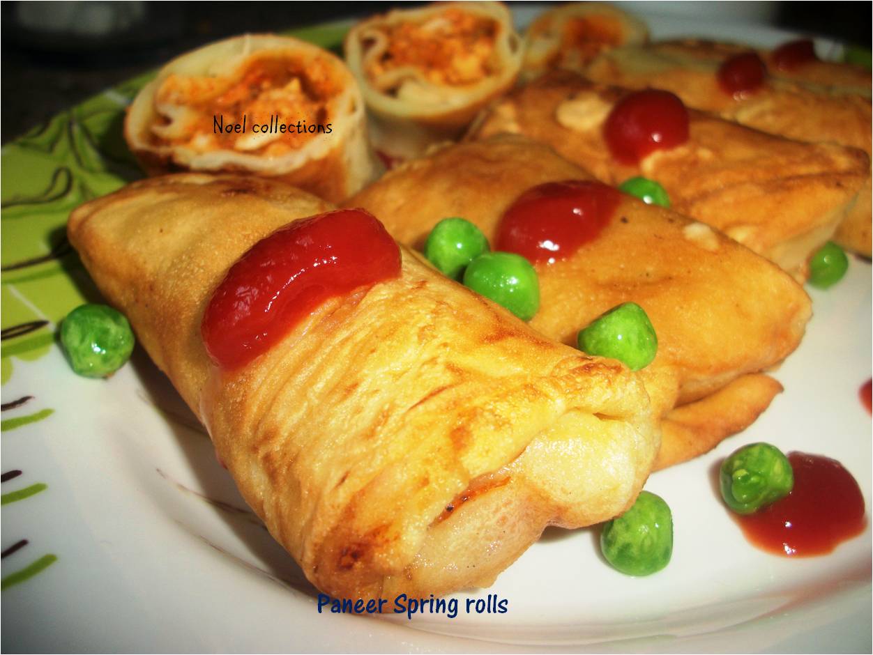 Uma's Recipes : Paneer Rolls - Tasty North Indian Veg Snack - Simple ...