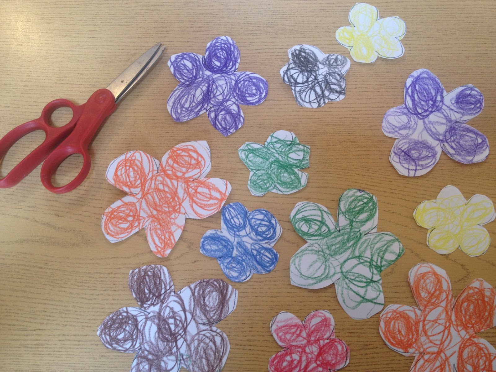 Evergreen Montessori House: Wildflower Craft