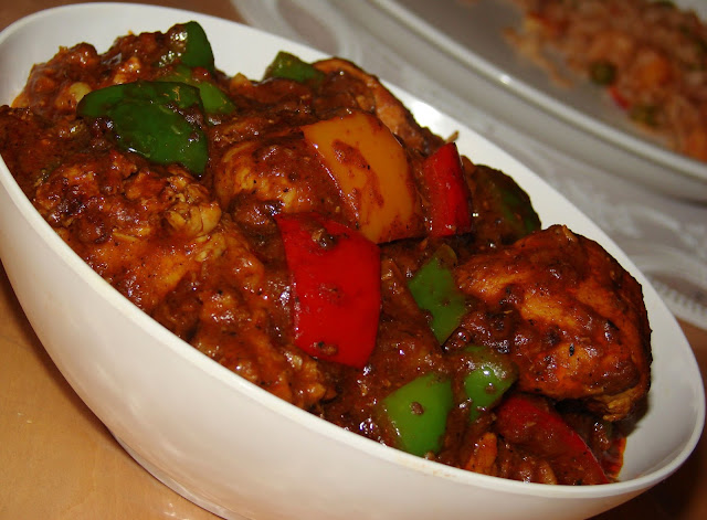 Capsicum Chicken/Varutharachatu