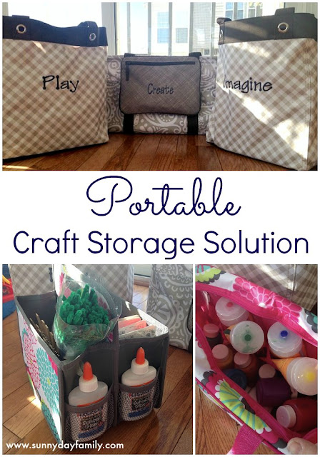 Portable Craft Storage Solution | Sunny Day Family