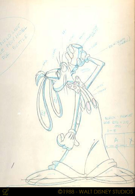 Living Lines Library: Who Framed Roger Rabbit (1988) - Character Design