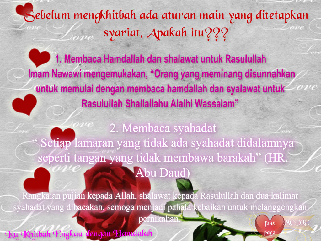 Tahukah Anda Apa Efek Dari Khitbah (Meminang)? | jajal_SEO