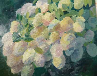 Zeh Original Art Blog Watercolor and Oil Paintings: Pee Gee Hydrangeas ...