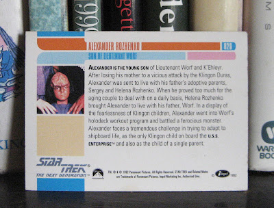 Percy's Card Collection: Alexander Rozhenko Star Trek