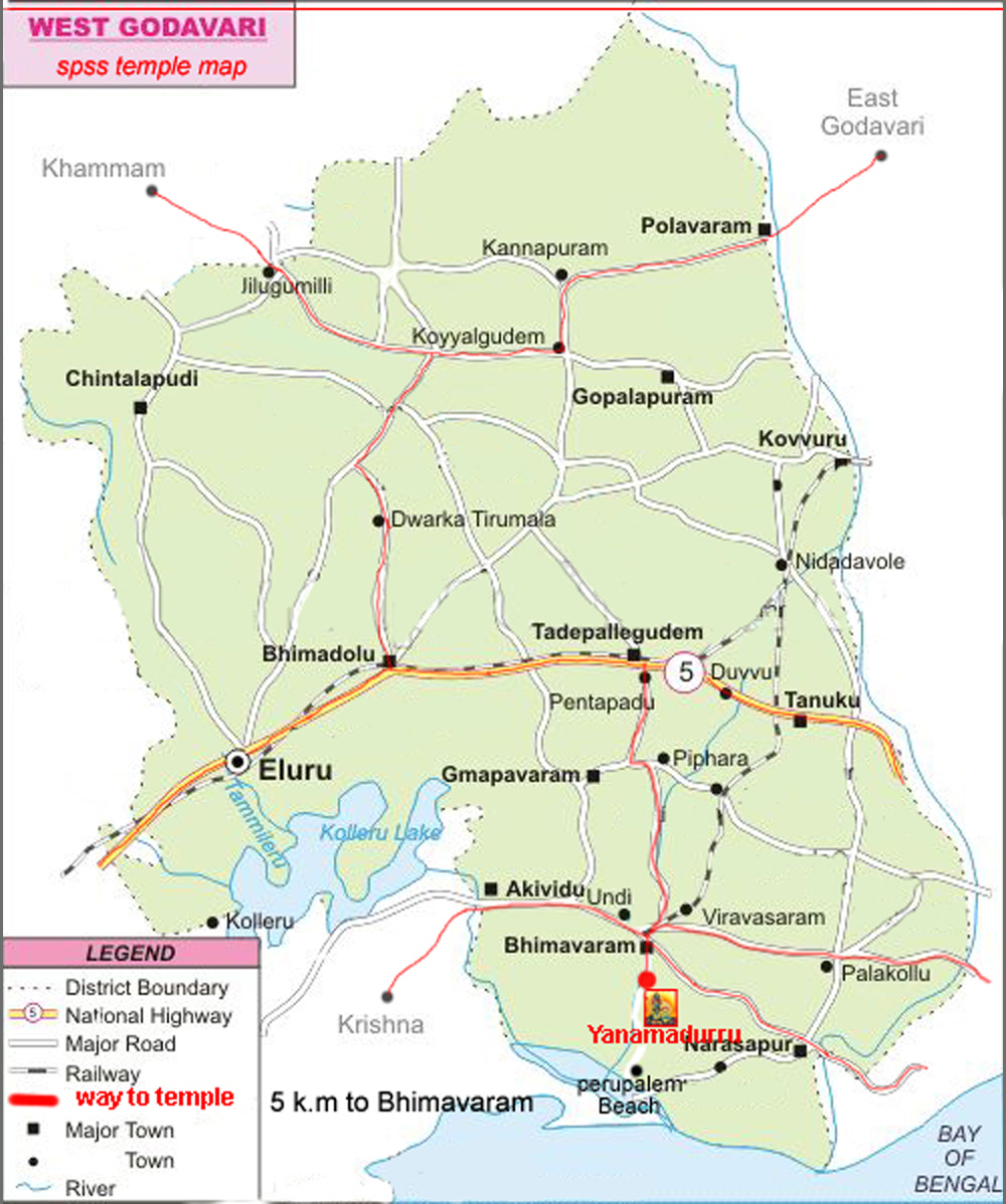 sriparvathishakthieswaraswami: ROUT MAPS TO YANAMADURRU
