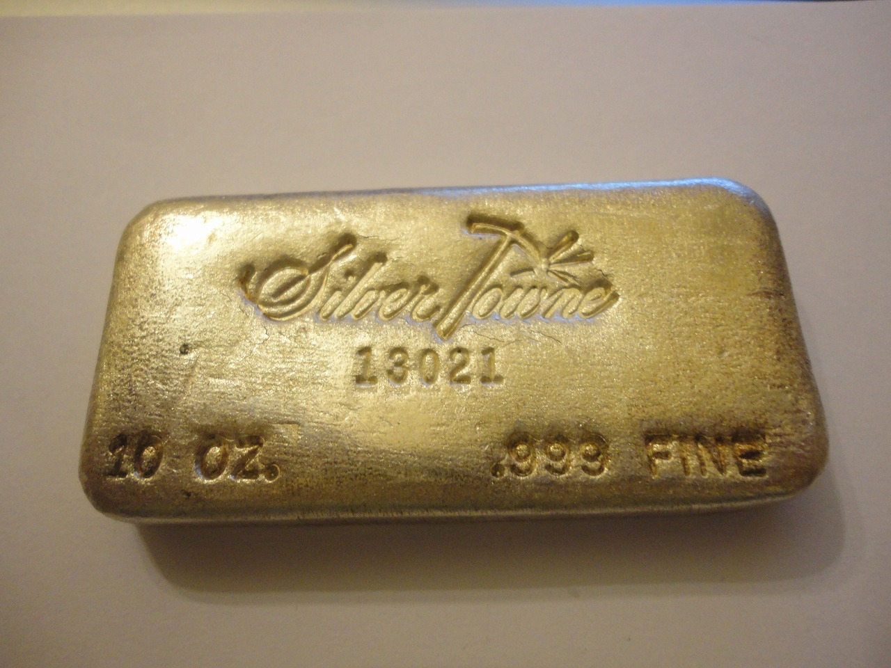 Silver Gold Bar: Rare Poured and Other Silver Bars from the 70's and 80 ...