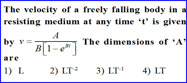 Units and Dimensions Problems and Solutions Two | IIT JEE and NEET Physics