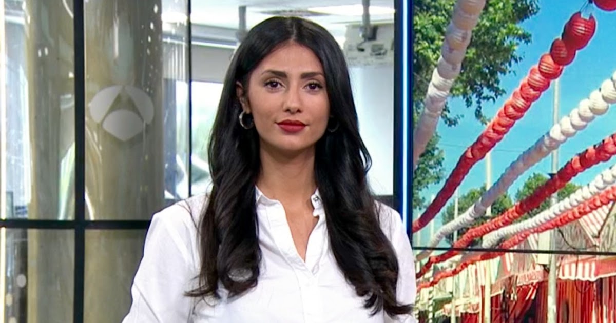 Miss Presentadoras TV: Noor Ben Yessef. A3 Noticias Fin de Semana (25/4/20)