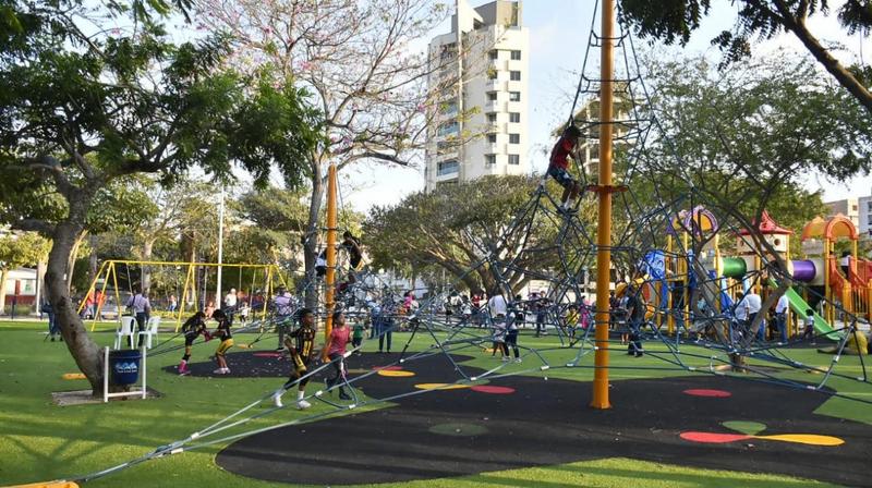 La fuerza de los parques a Barranquilla