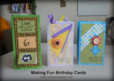 Crafty Night Owls: Make Your Own Personalized Birthday Cards
